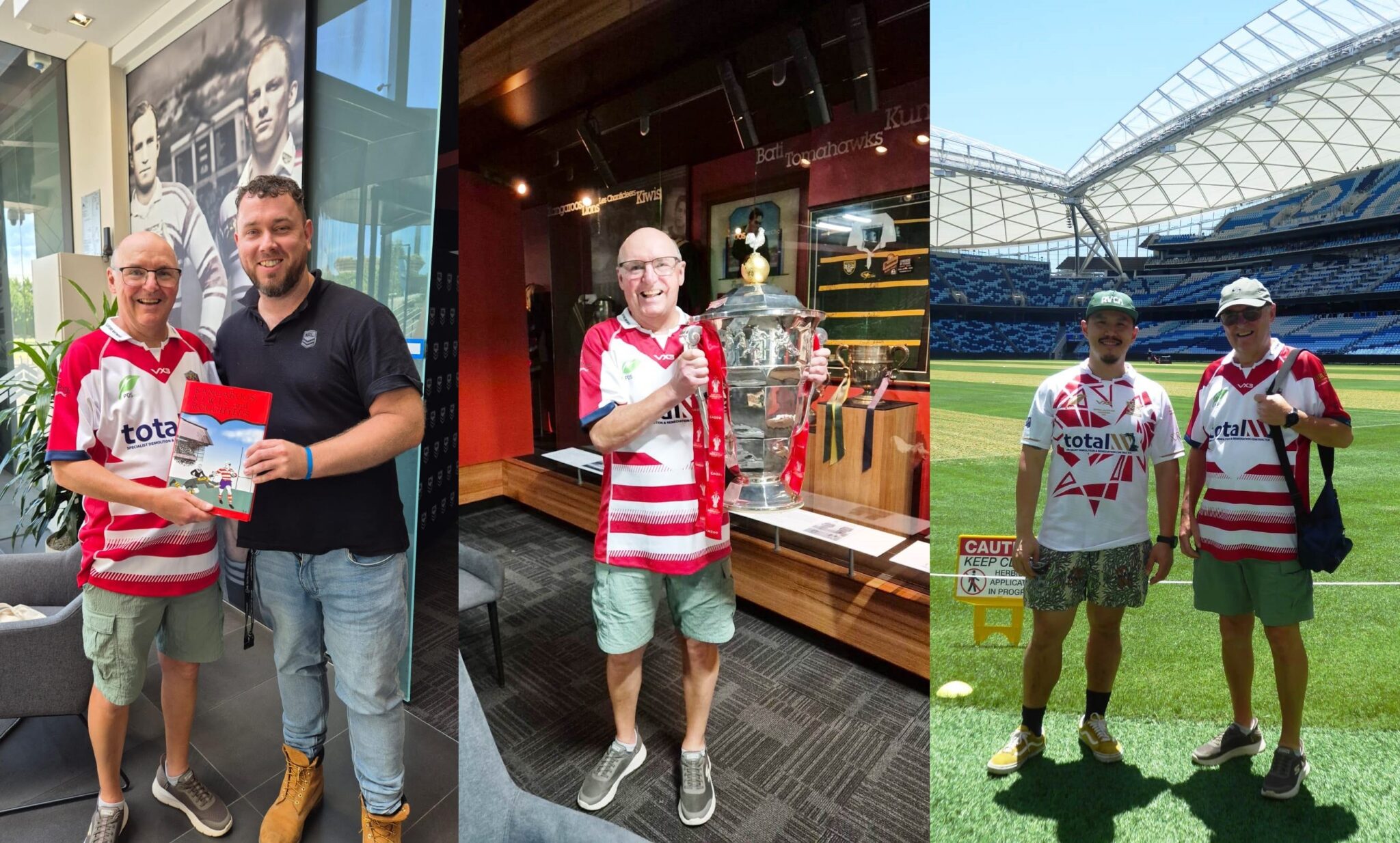 Roughyeds fan at the NRL museum - ORL Heritage Trust